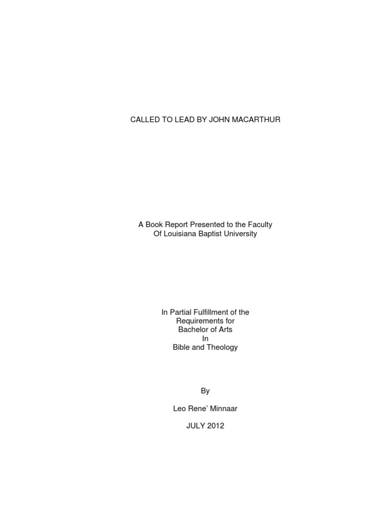 Church Leadership Insights | PDF | John F. Mac Arthur | Leadership