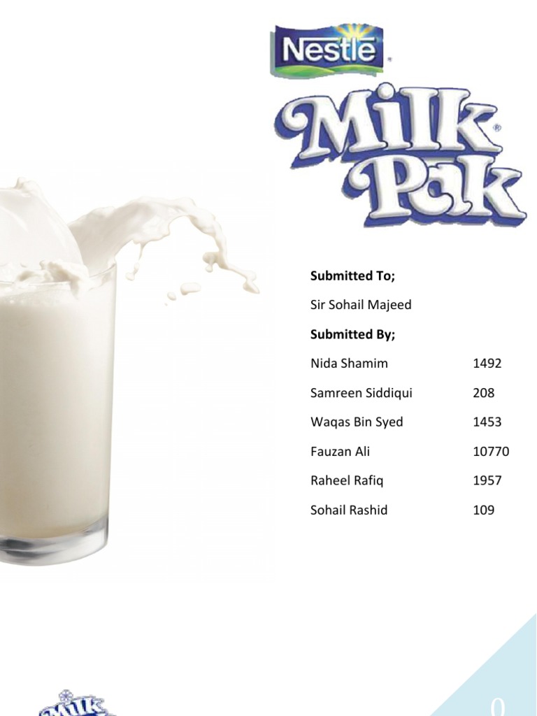 Introduction of Supply Chain of Nestle MilkPak | PDF | Warehouse | Milk