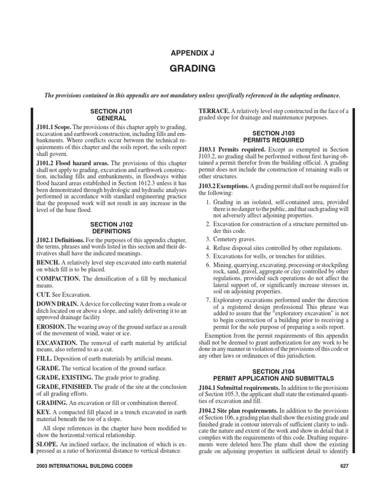 Appendix J - Grading | PDF