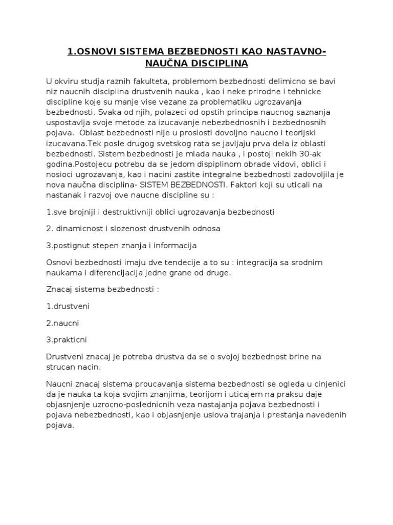 Sistem Bezbednosti Skripta | PDF