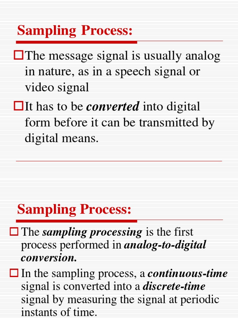 Sampling Process Pdf Sampling Signal Processing Signal Electrical Engineering 4195