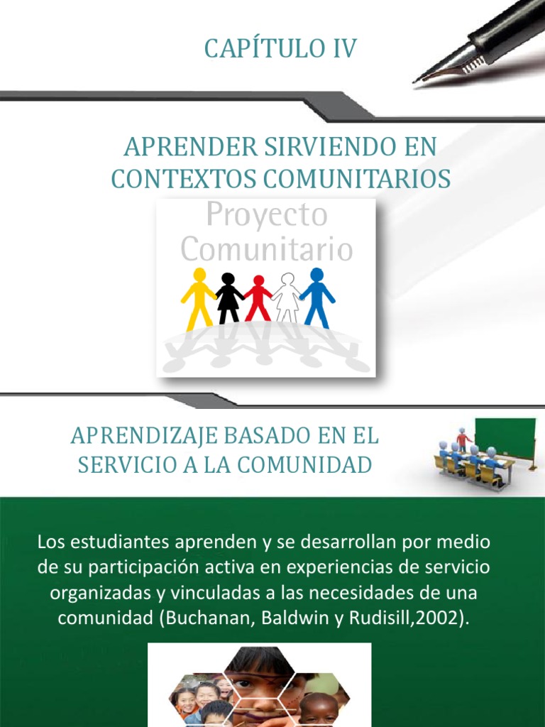 Aprendizaje en Contexto Comunitario | PDF | Aprendizaje | Maestros