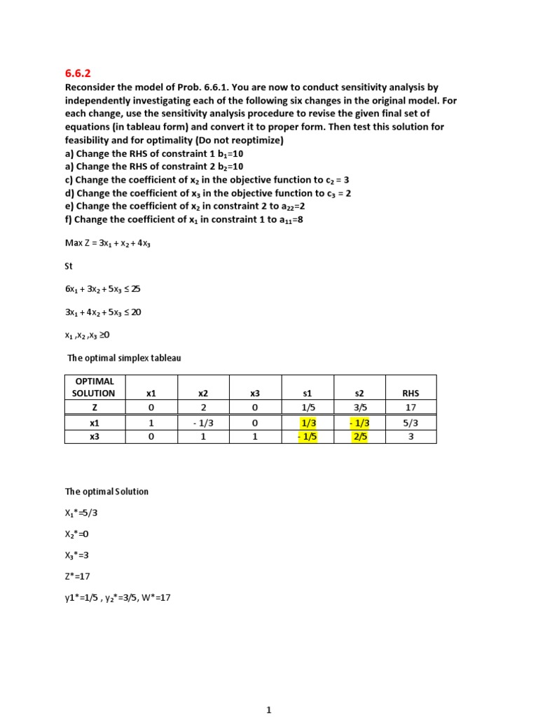 Linear Programming 1 | PDF | Computational Science | Systems Science