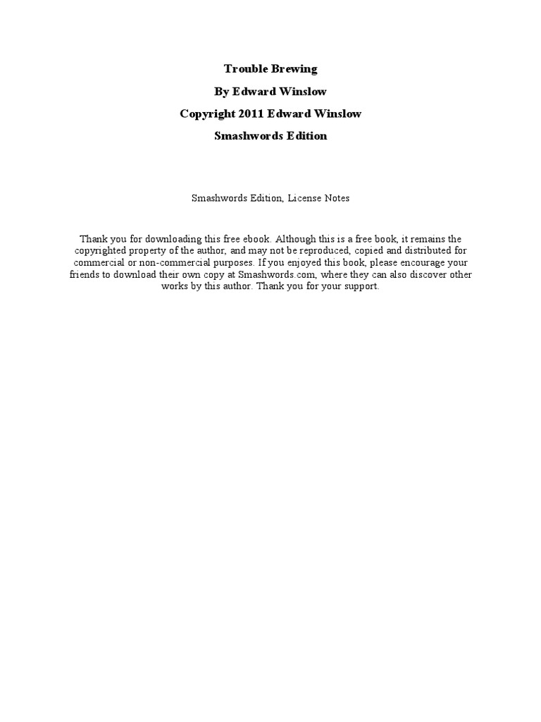 Trouble Brewing | PDF | Nature