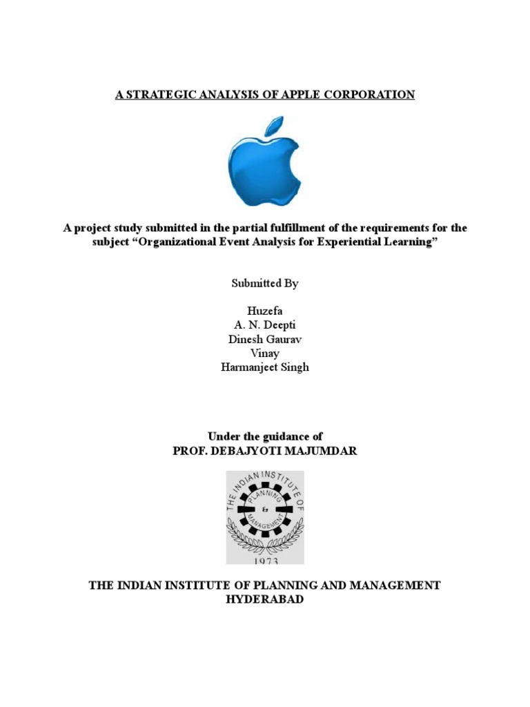 Strategic Analysis of Apple Inc. | PDF | Macintosh | Apple Inc.