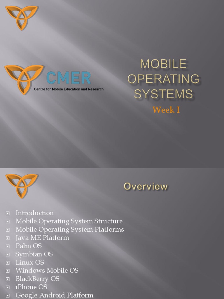 OpSys Slides 1 | PDF | Operating System | Android (Operating System)