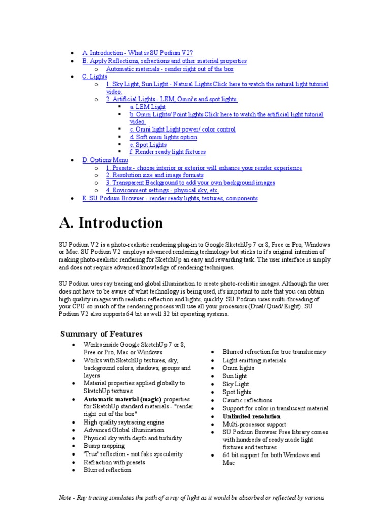 SU Tutorial | Download Free PDF | Rendering (Computer Graphics) | Reflection (Physics)