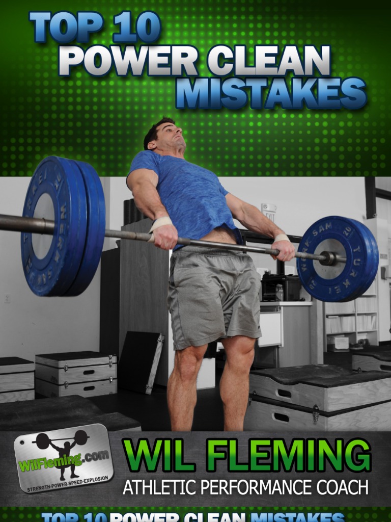 Top 10 Power Clean Mistakes | PDF | Lift (Force) | Sports
