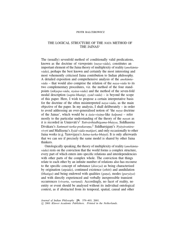 Balcerowicz Naya Vada | PDF | Interpretation (Logic) | Truth