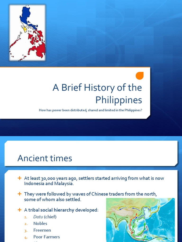 A Brief History Of The Philippines Pdf Philippines Asia