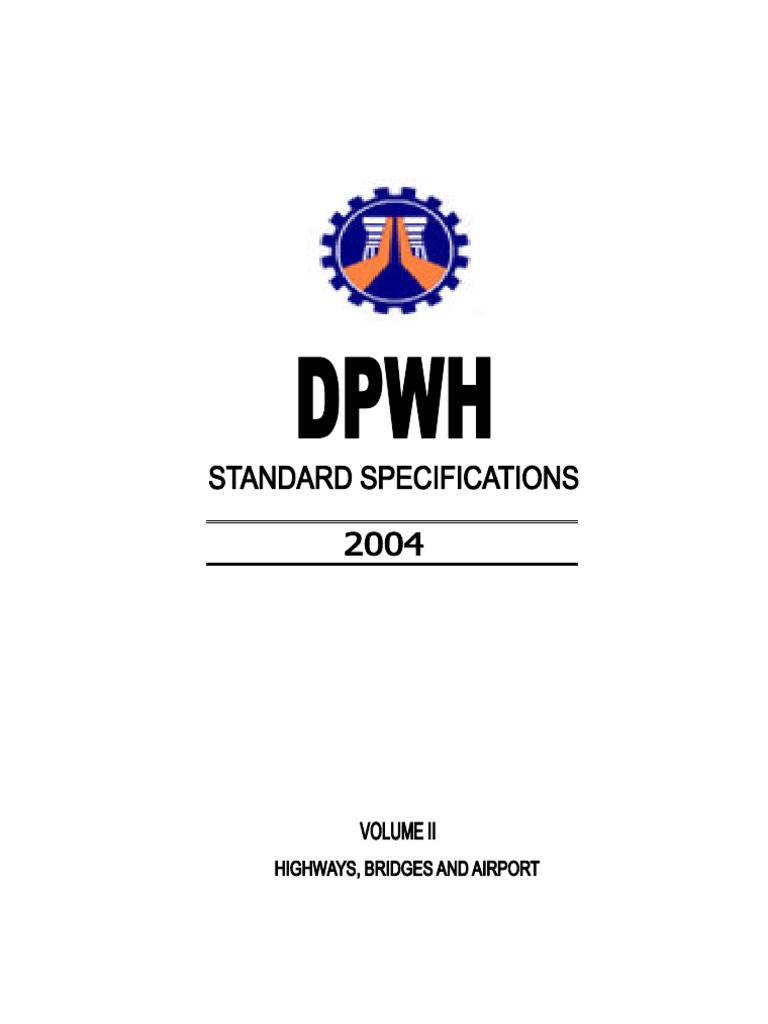 Dpwh 2004 Bluebook | Road Surface | Asphalt