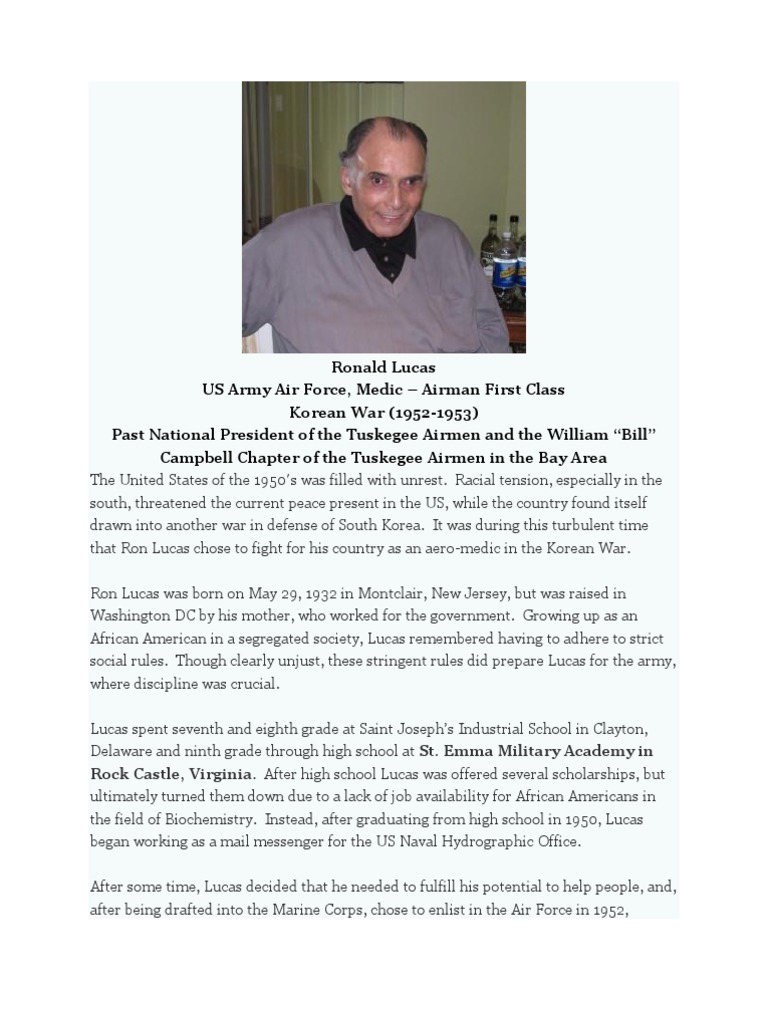 Ron Lucas | PDF | Airman | Korean War