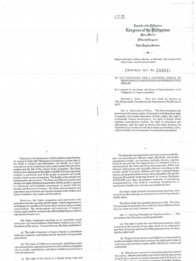 Ra 10354 | PDF