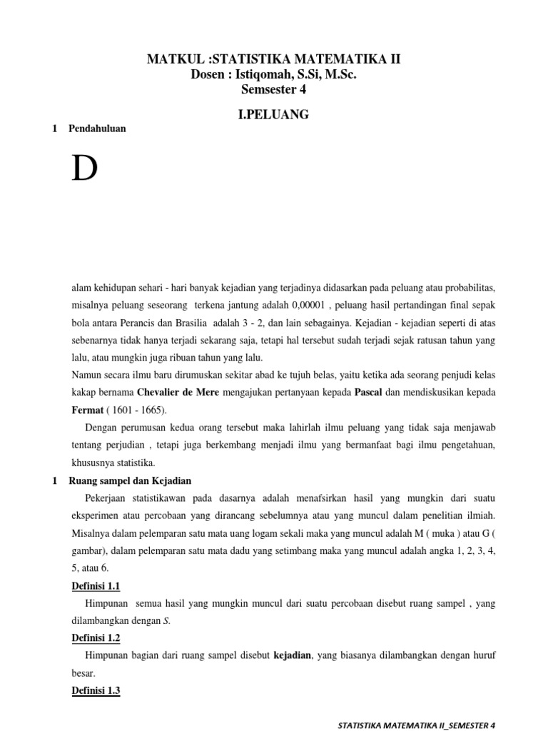 Statmat Ii Edit | PDF