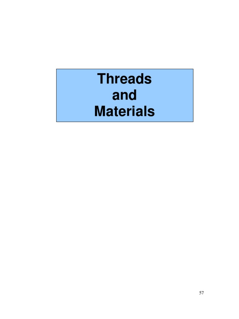 Metric THread Charts | PDF | Metalworking | Mechanical Engineering