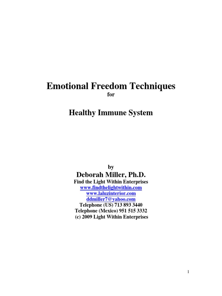 EFT For Strong Immunity | PDF | Lifestyle