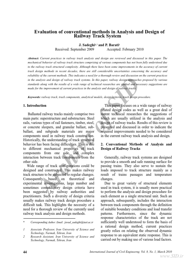 Wheel Load Contact Area | PDF | Track (Rail Transport) | Bending