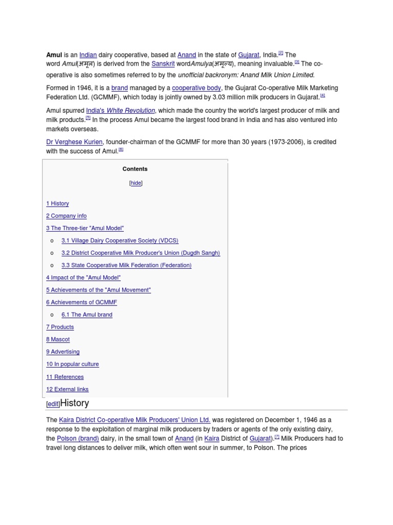 The Rise of Amul: How the Amul Cooperative Model Revolutionized India's ...