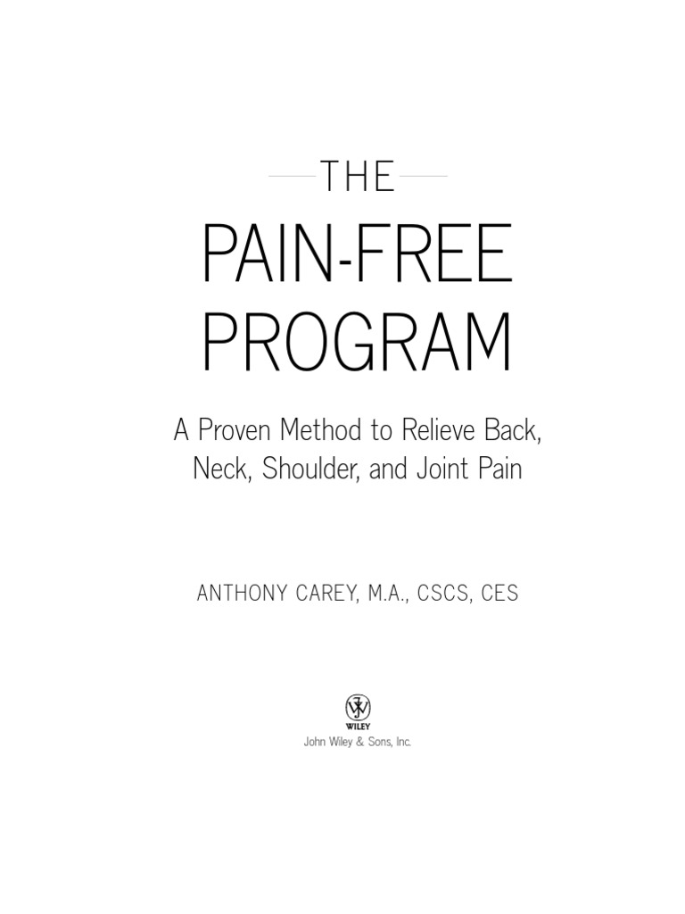 Pain Free Program | PDF | Scoliosis | Human Musculoskeletal System