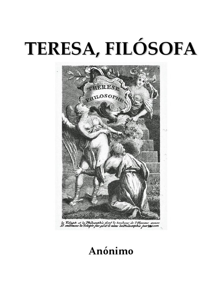 Teresa, filósofa - Anónimo | PDF | Penitencia | Santo
