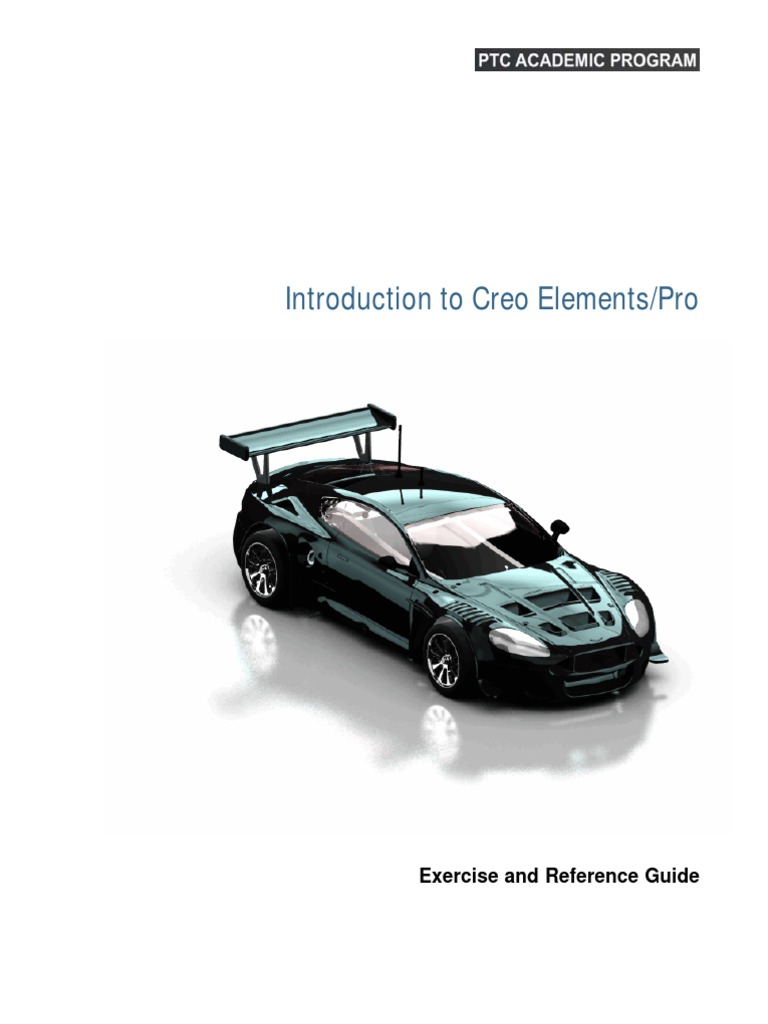 Intro Creo ElementsPro | PDF | Menu (Computing) | Graphical User Interfaces
