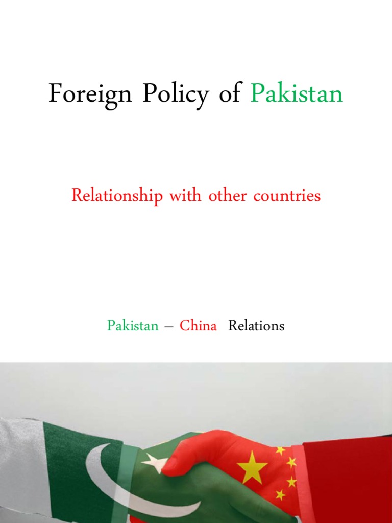 Pakistan-China Relations Overview | PDF