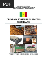 Projet Fabrication Du Brique Ecologique | PDF | Brique | Environnement naturel