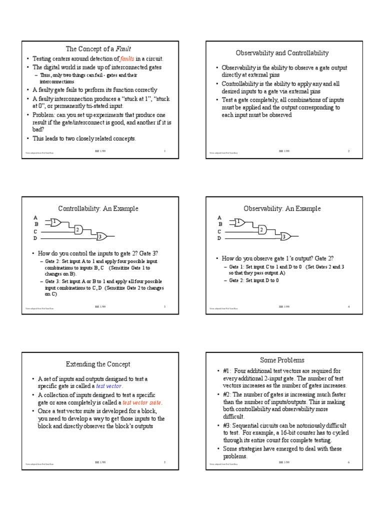 Design For Test | PDF | Digital Electronics | Electronic Engineering