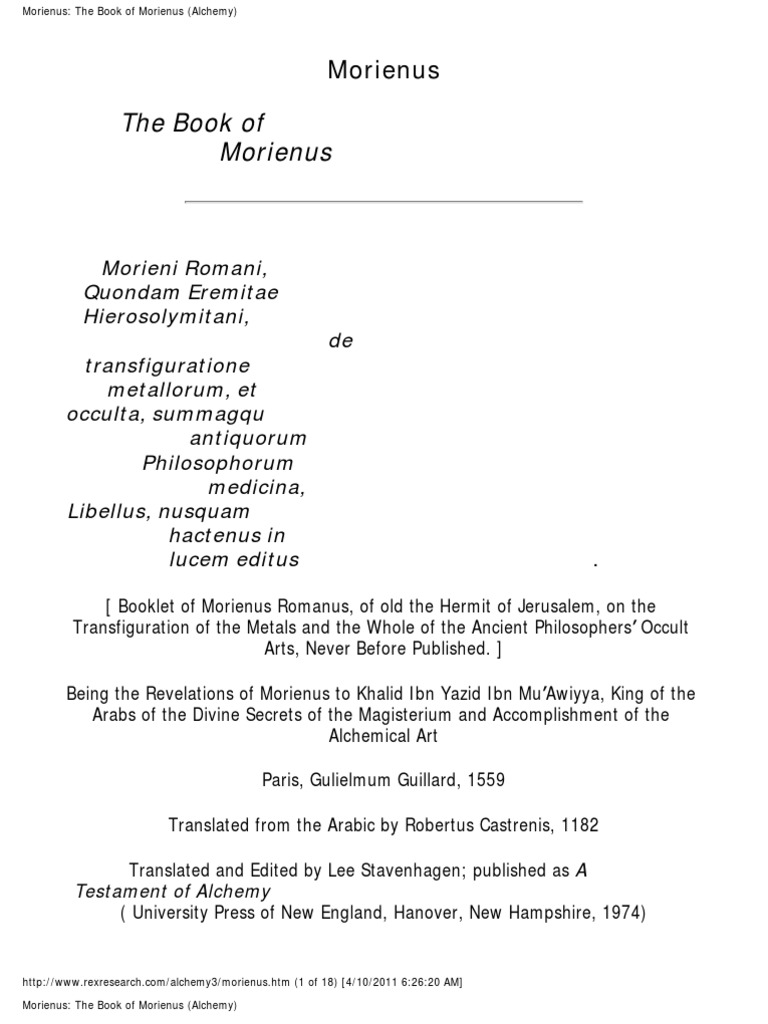 The Book of Morien | PDF | Alchemy | Sewing