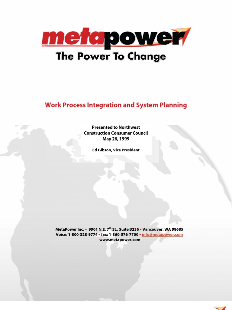 Work Process Integration and System Planning | PDF | Business Process ...