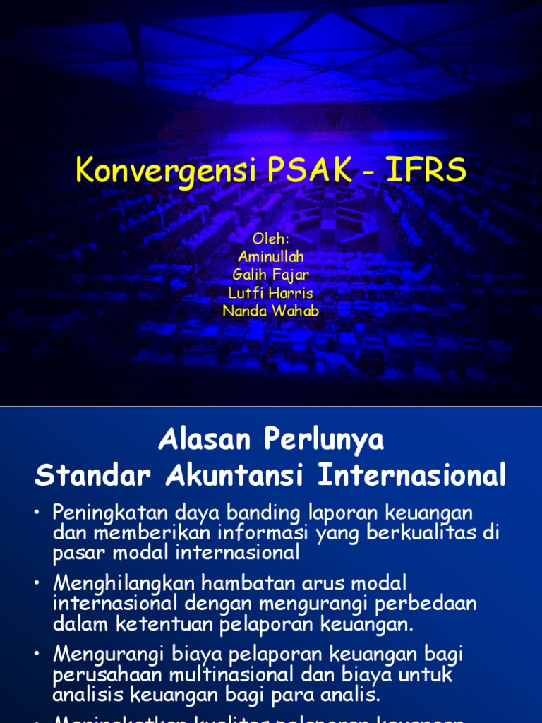 Konvergensi PSAK IFRS | PDF
