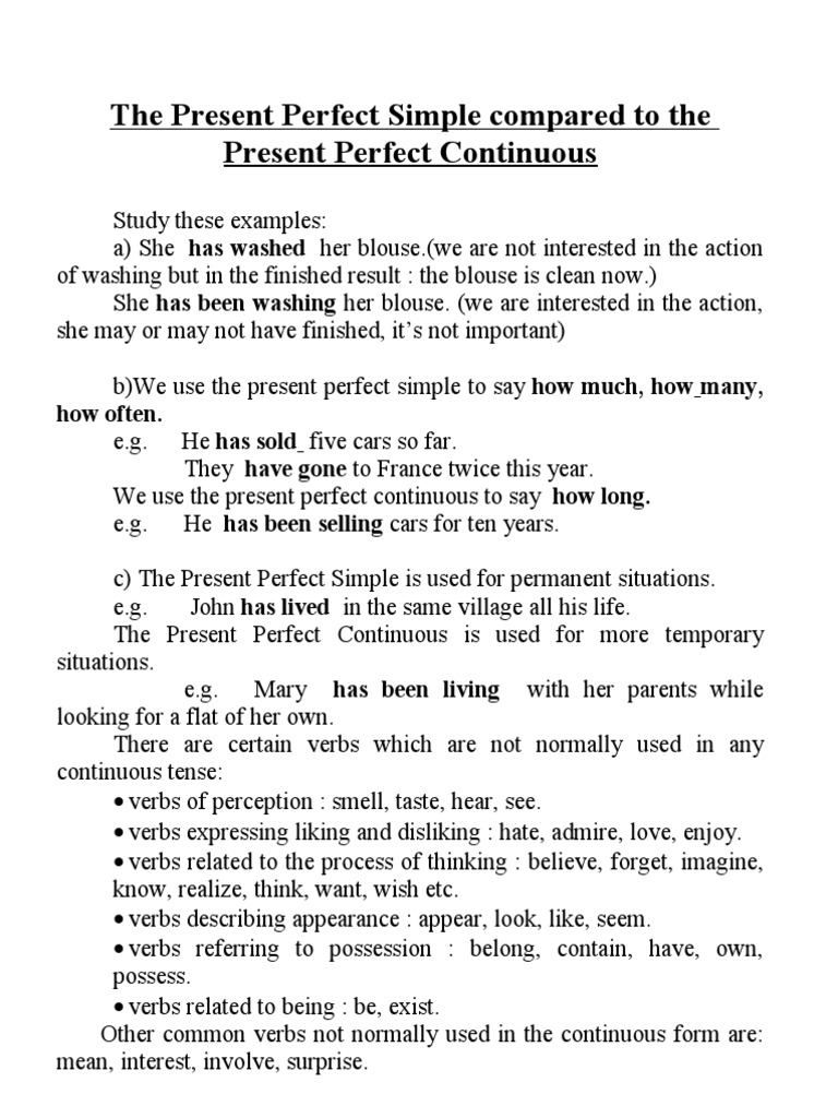 Present Perfect Tense Explained | PDF | Language Mechanics | Linguistics