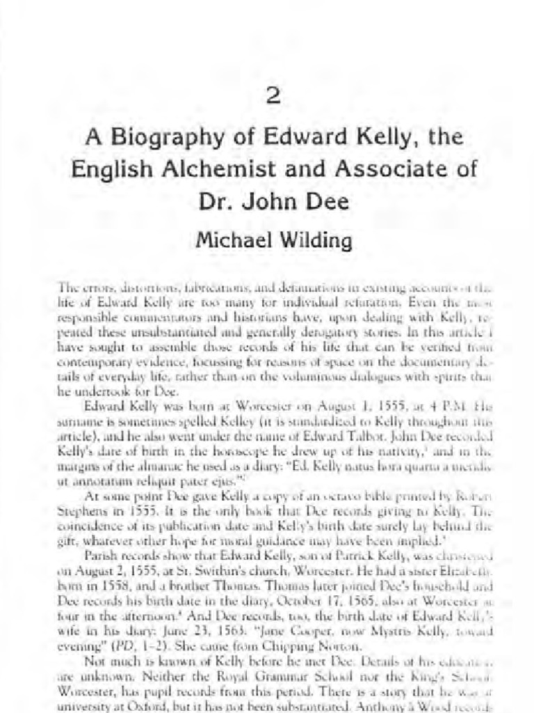 Bio of Edward Kelly by Michael Wilding | PDF