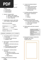 Rany Julek, Test | PDF