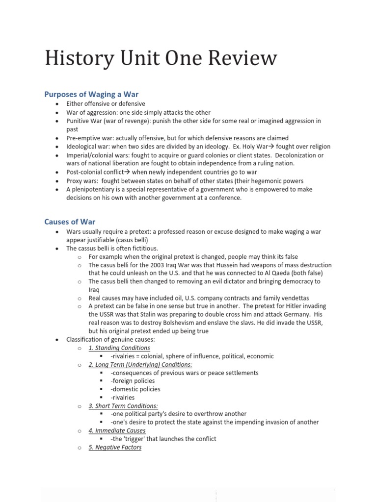 Ib History ww1 Preview | PDF | Politics | Law