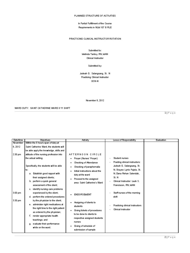 Sample PSA | Download Free PDF | Nursing | Health Sciences