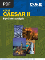 Caesar II Tutorial | PDF | Pipe (Fluid Conveyance) | Structural Analysis