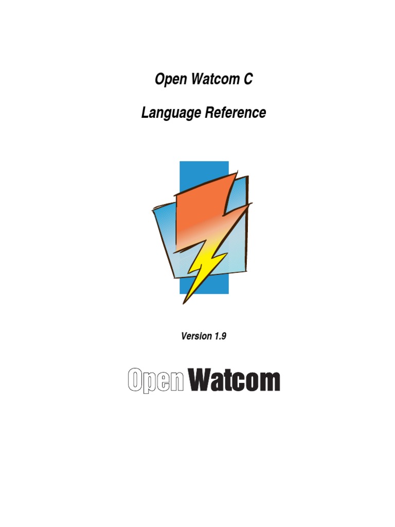 Open Watcom C Language Reference | PDF | C (Programming Language) | Computer Programming