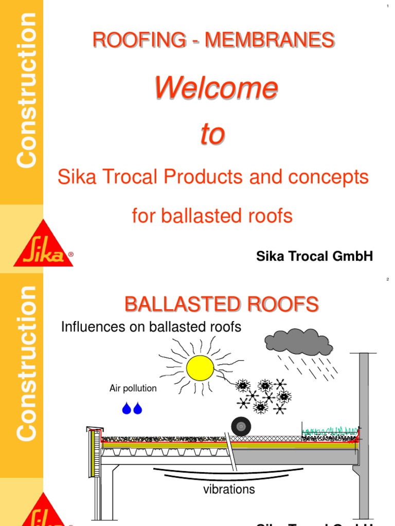 Sika Trocal Roofing Membranes Guide | PDF | Roof | Concrete