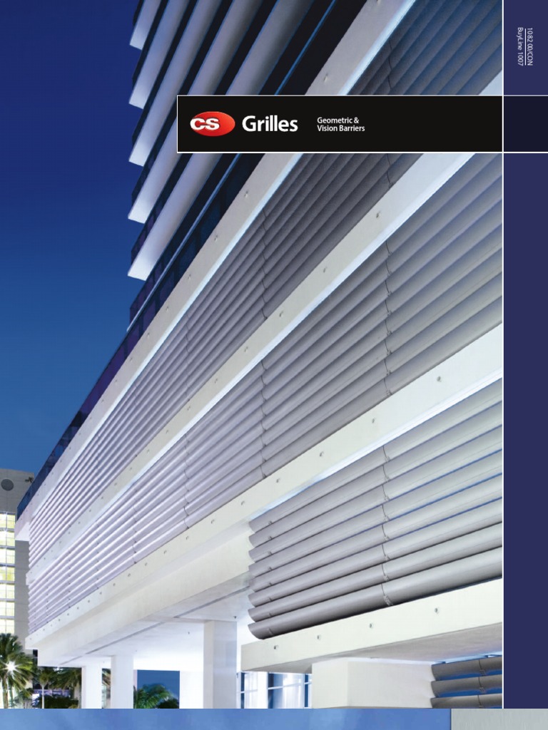 Grilles Catalog | PDF | Computer Aided Design | Design