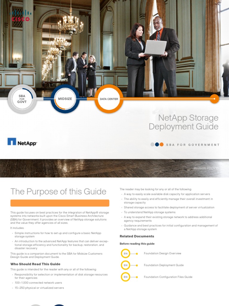NetApp - Storage Deployment Guide | PDF | Backup | Computer Network