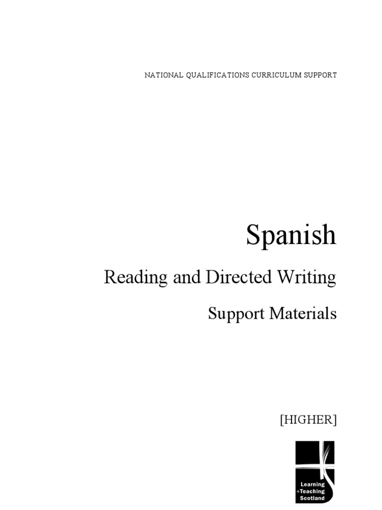 Spanish Reading Material | PDF | Question | Verb