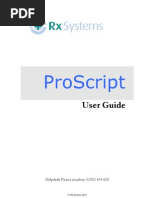 Quick Guide To Proscript | PDF | Dose (Biochemistry) | Chemistry