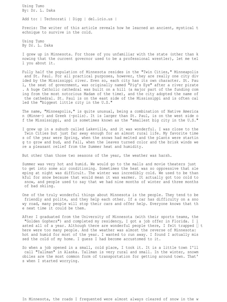 Using Tumo | Breathing | Chakra