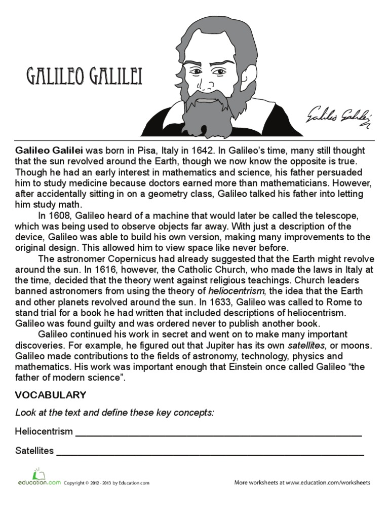 Galileo | PDF | Galileo Galilei | Heliocentrism