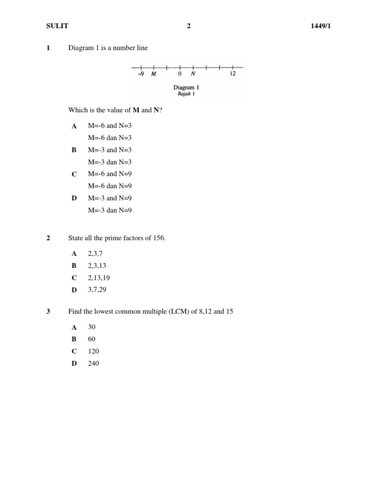 Form 3 Mathematics Exam Paper | PDF | Geometry | Elementary Geometry