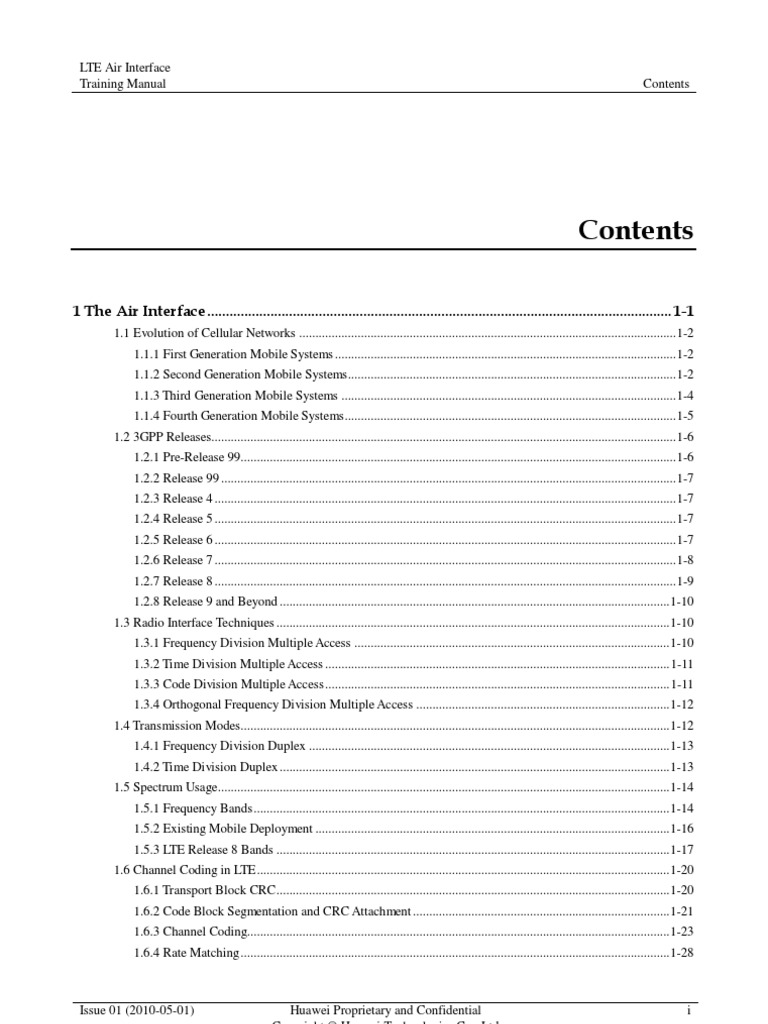 LTE Air Interface | PDF | Orthogonal Frequency Division Multiplexing ...