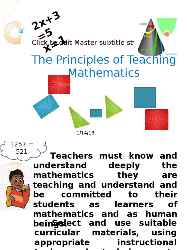 Principles of Teaching Mathematics | PDF | Art