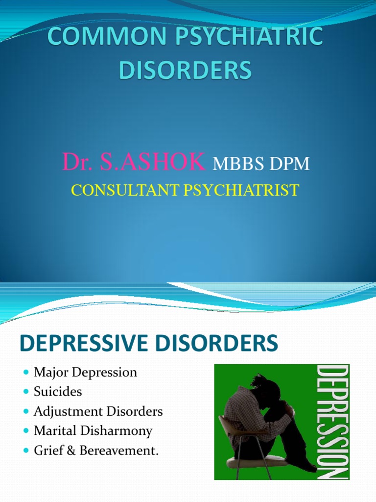Psychiatric Disorders | PDF