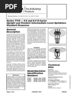 Tyco Ty315, Ty325 | PDF | Fire Sprinkler System